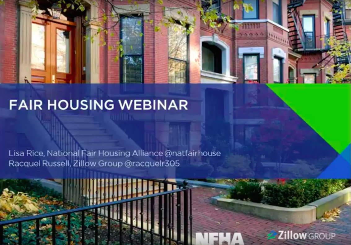 Fair Housing: What You Need to Know Spring 2017 (Webinar Video) - NFHA