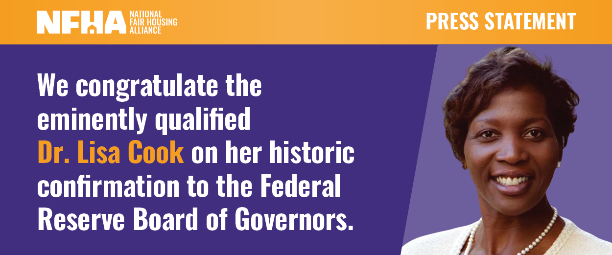National Fair Housing Alliance Issues Statement Following Dr. Lisa Cook ...